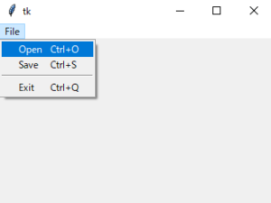 【Python応用】Tkinterでアプリ作成-Menubarの使用例まとめ-